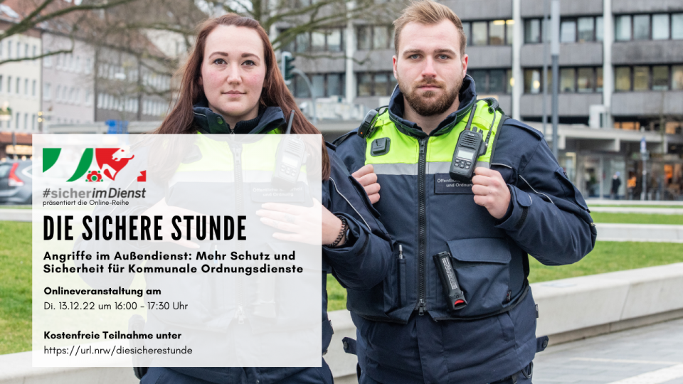 Sicher im Dienst | Mehr Schutz und Sicherheit von Beschäftigten im öffentlichen Dienst